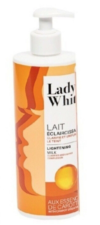 Lait éclaircissant Lady White - Cosmétiques Eva et Perla