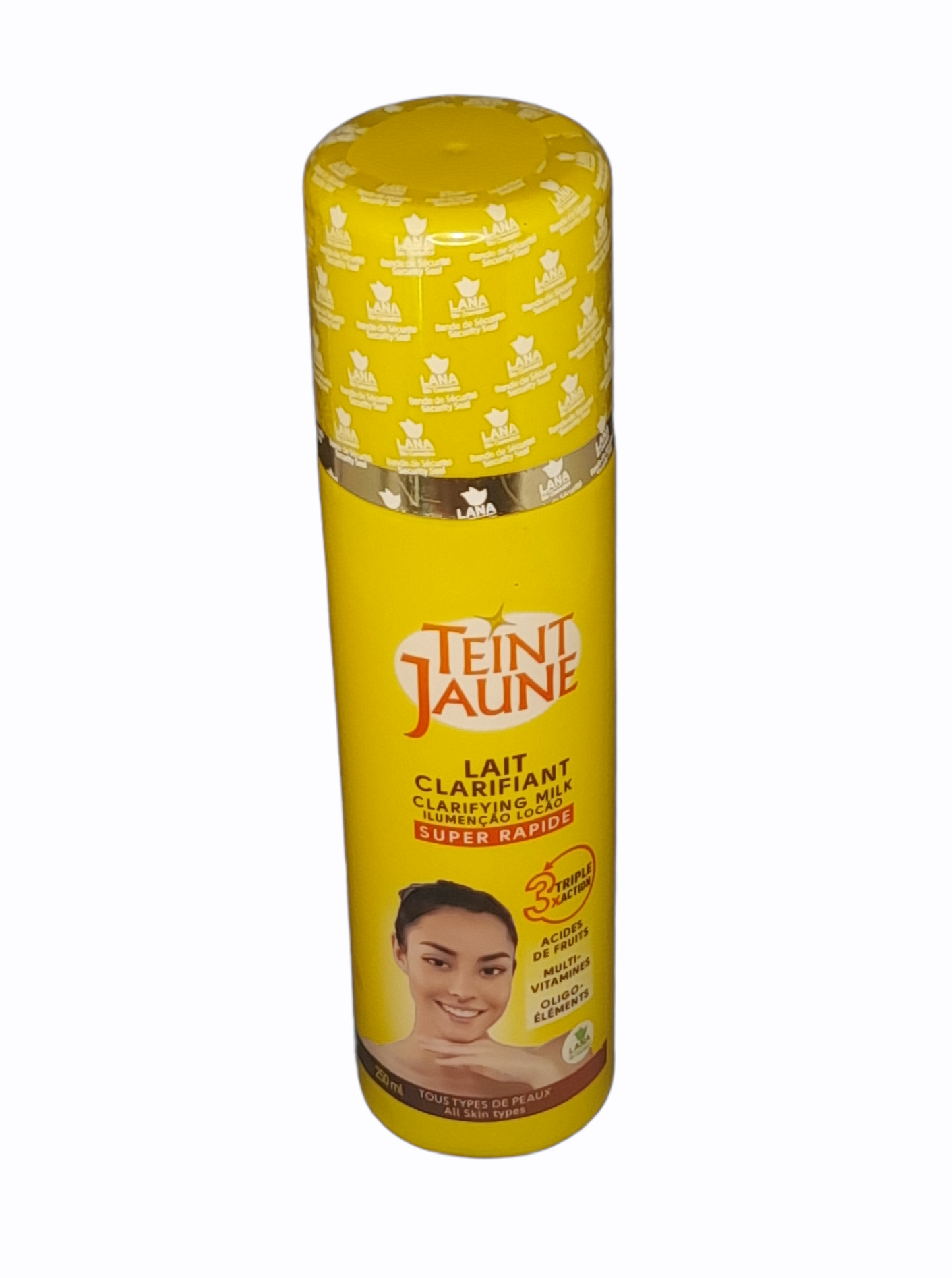 Lait éclaircissant Teint Jaune - Cosmétiques Eva et Perla